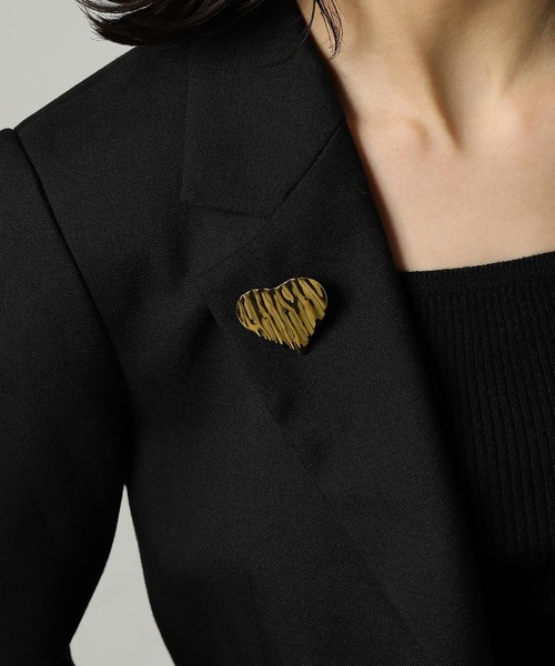 ORLEAN ブローチ ハートモチーフブローチ サージカルステンレス レディース : ZOZOTOWN Yahoo!店 - 通販 - Yahoo!ショッピング