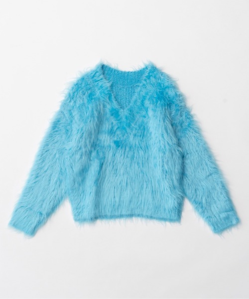 MAISON SPECIAL 「MAISON SPECIAL」 Vネックニット FREE ブルー レディース : ZOZOTOWN Yahoo!店 - 通販 - Yahoo!ショッピング