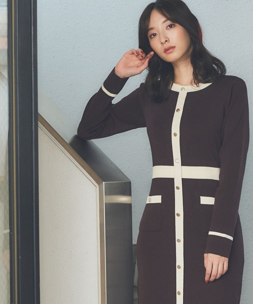 ワンピース ハイショクIラインニットワンピース162161 :67537567:ZOZOTOWN Yahoo!店 - 通販 - Yahoo ...