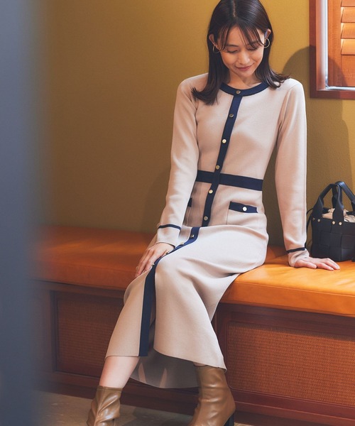 ワンピース ハイショクIラインニットワンピース162161 : 67537567 : ZOZOTOWN Yahoo!店 - 通販 ...