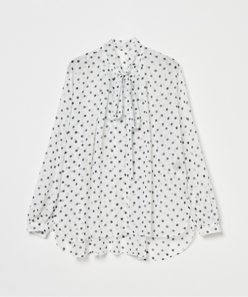 HELIOPOLE ブラウス シャツ DOT BOWTIE BLOUSE レディース : ZOZOTOWN Yahoo!店 - 通販 - Yahoo!ショッピング