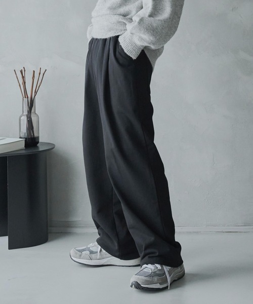 Yahoo!オークション - 「ADAMASTE」 スウェットパンツ MEDIUM ブラック...