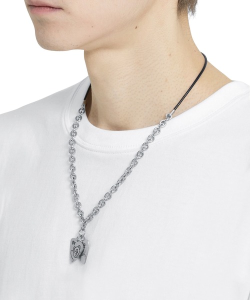 OY ネックレス 「OY/オーワイ」 PICK CHAIN NECKLACE/ピックチェーンネックレス メンズ レディース ...