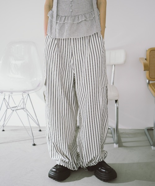 duei カーゴパンツ ストライプカーゴパンツ レディース : ZOZOTOWN Yahoo!店 - 通販 - Yahoo!ショッピング
