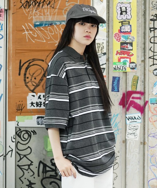 ポロシャツ Cal Top / キャルトップ STRIPE POLO SHIRTS ボーダー ポロシャツ :73472570:ZOZOTOWN ...