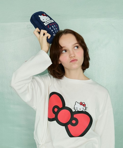 sanrio ポーチ 「HELLO KITTY × forksy.」 パイル地 レトロデザイン刺繍 マルチポーチ レディース : ZOZOTOWN Yahoo!店 - 通販 - Yahoo ...