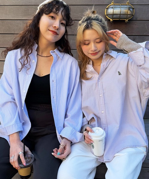 DOUBLE NAME（ダブルネーム） ブラウス シャツ 「m:rex」ミニ恐竜