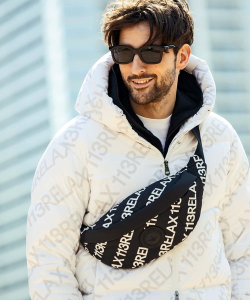 1PIU1UGUALE3 RELAX 「1PIU1UGUALE3 」 ショルダーバッグ ONE SIZE ブラック×ブラック メンズ : ZOZOTOWN Yahoo!店 - 通販 ...