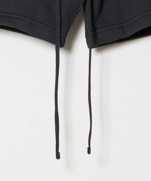 FOG ESSENTIALS/エッセンシャルズ RUBBER TAG SWEAT SHORTS スウェットショートパンツ モード ストリート ...