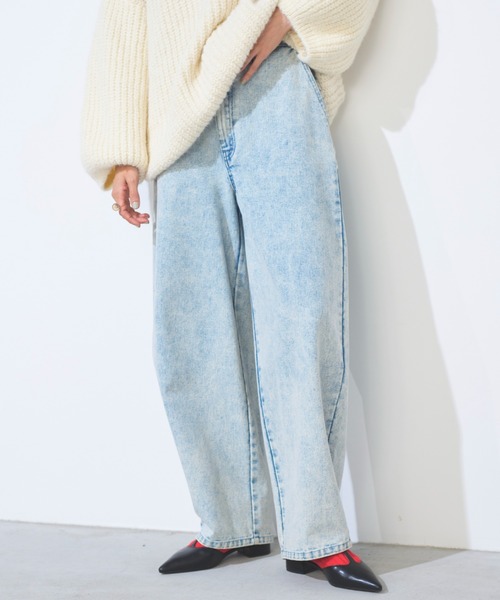 Libra Cue 「Libra Cue」 加工デニムパンツ 1 ライトブルー レディース : ZOZOTOWN Yahoo!店 - 通販 - Yahoo!ショッピング