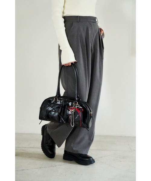 バッグ ハンドバッグ Wリボンボストンバッグ「tiny tiny(ティニーティニー)」 レディース : 86540577 : ZOZOTOWN Yahoo!店 - 通販 - Yahoo!ショッピング