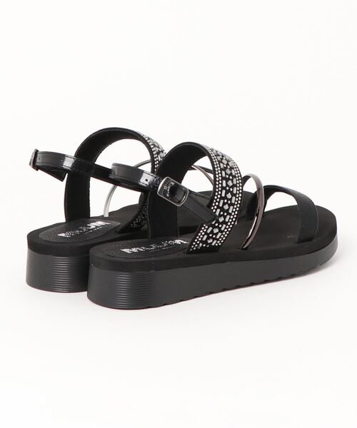 Yahoo!オークション - 「MUUM」 フラットサンダル M ブラック レディー...