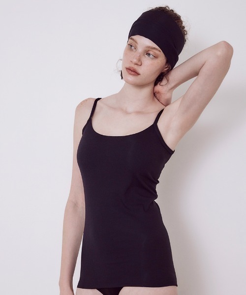 eCALME インナーシャツ 肌着 eCALME/エカルム RIB CUTOFF キャミソール レディース : ZOZOTOWN Yahoo ...