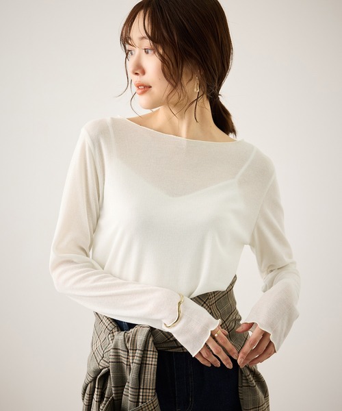 ROPE' PICNIC（ロペ ピクニック） tシャツ ラメシアーリブカットソー レディース : ZOZOTOWN Yahoo!店 - 通販 - Yahoo!ショッピング