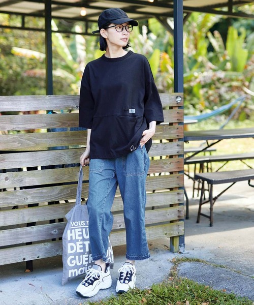 Sunny clouds 「Sunny clouds」 加工デニムパンツ MEDIUM インディゴブルー レディース : ZOZOTOWN Yahoo!店 - 通販 - Yahoo!ショッピング