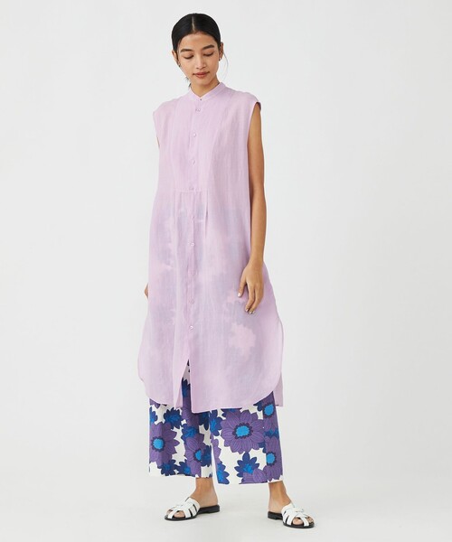 Yahoo!オークション - 「MACPHEE」 シャツワンピース 36 ホワイト レデ...