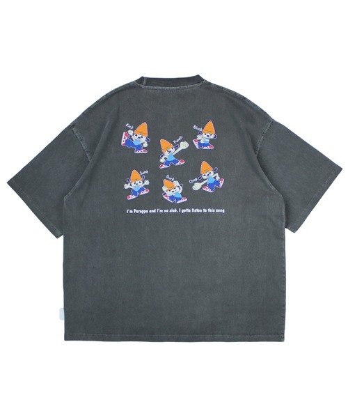 CORPUS SELECT tシャツ 「PA RAPPA THE RAPPER/パラッパラッパー」ピグメント加工 アクションパラッパロゴ ...