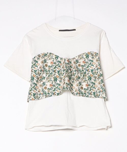 KBF 「KBF」 花柄半袖カットソー ONE SIZE ホワイト レディース : ZOZOTOWN Yahoo!店 - 通販 - Yahoo!ショッピング