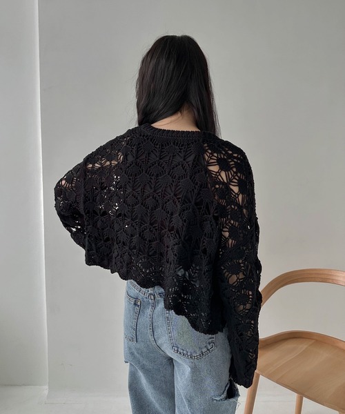 hellam カーディガン 2WAY クロシェニットカーディガン : ZOZOTOWN Yahoo!店 - 通販 - Yahoo!ショッピング