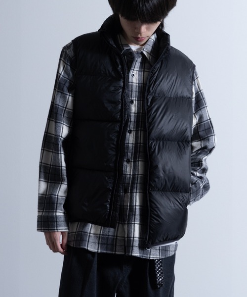 NYLAUS 「NYLAUS」 「skkone collection」ダウンベスト L ブラック メンズ : ZOZOTOWN Yahoo!店 - 通販 - Yahoo!ショッピング