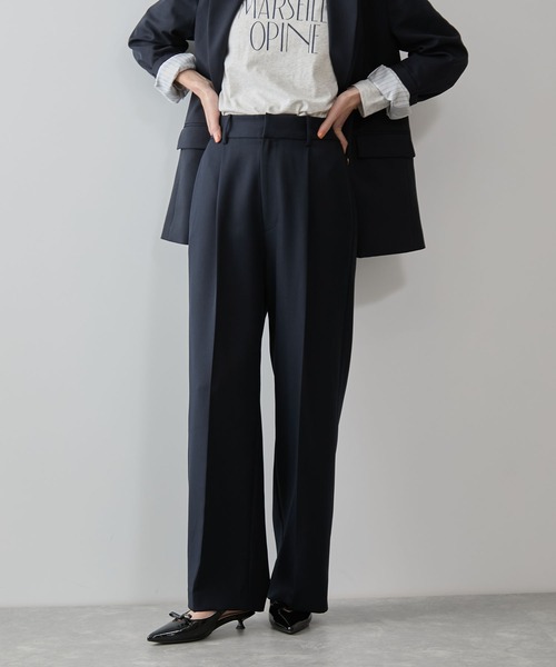 VIS 「VIS」 スラックス S ネイビー レディース : ZOZOTOWN Yahoo!店 - 通販 - Yahoo!ショッピング