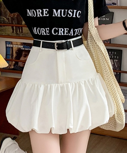 ReRe スカート バルーンフリルミニスカート : ZOZOTOWN Yahoo!店 - 通販 - Yahoo!ショッピング