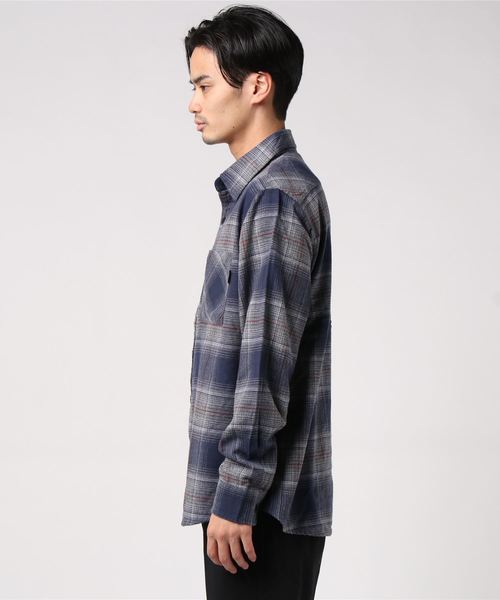 VANS トップス ヴァンズ CRAZY CHECK SHIRT シャツ CD19FW-MS02 NAVY : ZOZOTOWN Yahoo ...