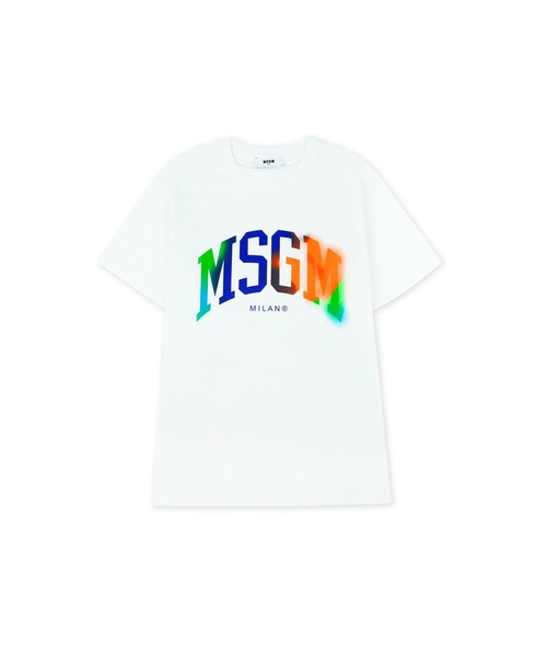 MSGM KIDS tシャツ スプレーペイント カレッジロゴ Tシャツ キッズ 子供服 男の子 : ZOZOTOWN Yahoo!店 - 通販 - Yahoo!ショッピング