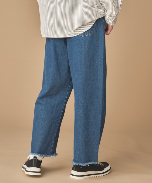 Yahoo!オークション - 「ADAMASTE」 デニムパンツ SMALL ブルー メンズ