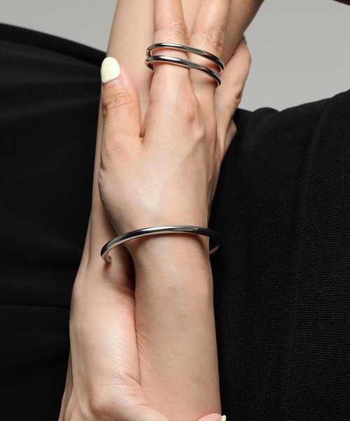 ORLEAN ブレスレット 金属アレルギー対応 シンプルラインバングル サージカルステンレス レディース : ZOZOTOWN Yahoo!店 - 通販 - Yahoo!ショッピング