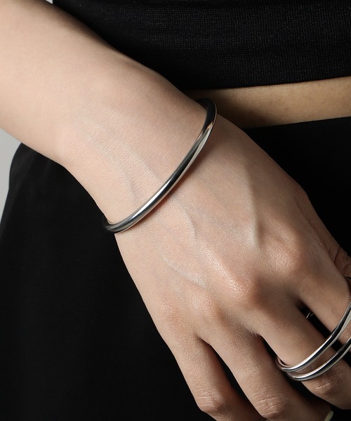 ORLEAN ブレスレット 金属アレルギー対応 シンプルラインバングル サージカルステンレス レディース : ZOZOTOWN Yahoo!店 - 通販 - Yahoo!ショッピング