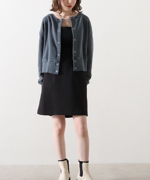 Yahoo!オークション - 「Cheek」 タイトスカート SMALL グレイッシュベ...