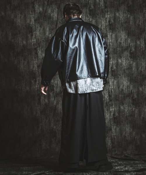 NO ID.（ノーアイディー） パンツ 「NO ID.」Drawstring Layered Baggy