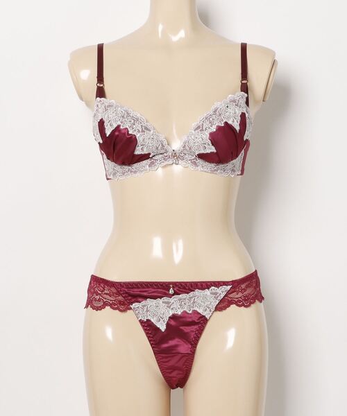 Absorle ブラジャー ショーツセット グロリアスジュエリ ブラ＆Tバックセット : ZOZOTOWN Yahoo!店 - 通販 - Yahoo!ショッピング