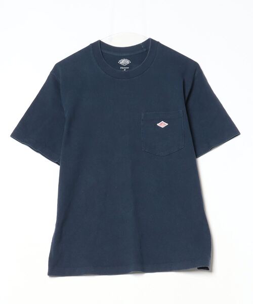Danton 「DANTON」 ワンポイント半袖Tシャツ 38 ネイビー メンズ : ZOZOTOWN Yahoo!店 - 通販 - Yahoo!ショッピング