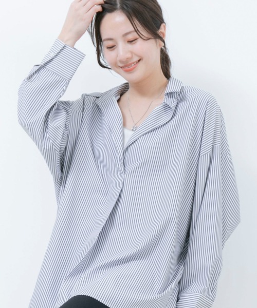 JAYRO ブラウス シャツ ストライプドルマンスキッパーブラウス レディース : ZOZOTOWN Yahoo!店 - 通販 - Yahoo!ショッピング