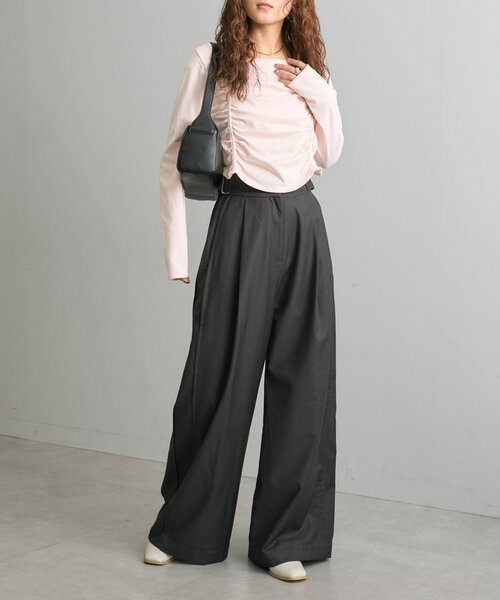 M-LINE 「mline」 パンツ 1 チャコールグレー レディース : ZOZOTOWN Yahoo!店 - 通販 - Yahoo!ショッピング