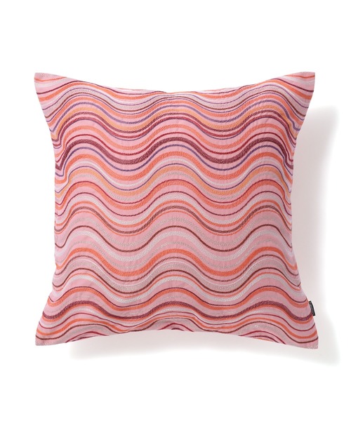 Francfranc クッション クッションカバー ウェーブEMB 450×450 ピンク（B-165） : ZOZOTOWN Yahoo!店 - 通販 - Yahoo!ショッピング