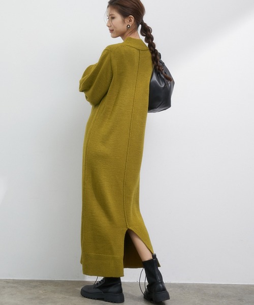 vis-'a-vis 「vis-`a-vis」 ニットワンピース FREE グリーン レディース : ZOZOTOWN Yahoo!店 - 通販 - Yahoo!ショッピング