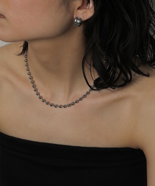 ORLEAN ネックレス 金属アレルギー対応 ボールチェーンネックレス サージカルステンレス レディース : ZOZOTOWN Yahoo!店 - 通販 - Yahoo!ショッピング