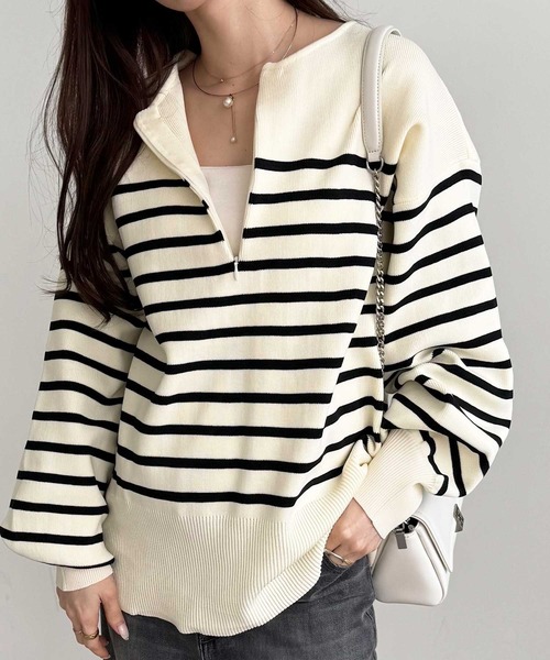 GeeRA 「GeeRA」 長袖ニット LARGE ホワイト系その他 レディース : ZOZOTOWN Yahoo!店 - 通販 - Yahoo!ショッピング