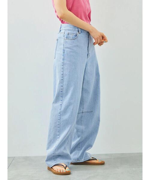 Samansa Mos2 「SM2」 加工デニムパンツ M サックスブルー レディース : ZOZOTOWN Yahoo!店 - 通販 - Yahoo!ショッピング