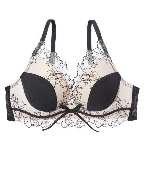 PEACH JOHN ブラジャー 「売上No.1シリーズ！大人っぽくモードなデザイン」ナイスバディブラシフォンブルーム : ZOZOTOWN Yahoo!店 - 通販 - Yahoo!ショッピング