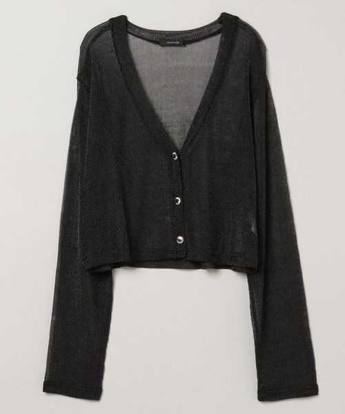 カーディガン グリッターメッシュVカーディガン/140008 レディース :85448595:ZOZOTOWN Yahoo!店 - 通販 ...