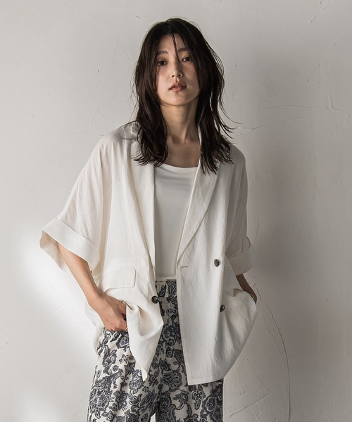 MAYSON GREY ダウンコート ダウンジャケット ダブルブレスト半袖ジャケット「手洗い可能」 レディース : ZOZOTOWN Yahoo!店 - 通販 - Yahoo!ショッピング