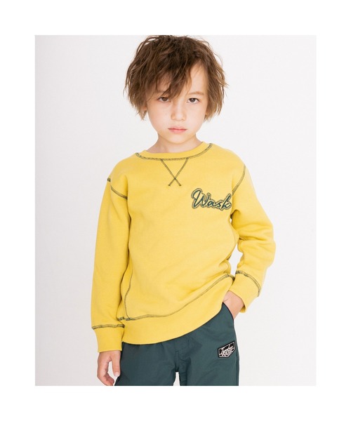 WASK スウェット WASK/Vガゼットかがりステッチ裏起毛トレーナー (100~160cm) : ZOZOTOWN Yahoo!店 - 通販 - Yahoo!ショッピング
