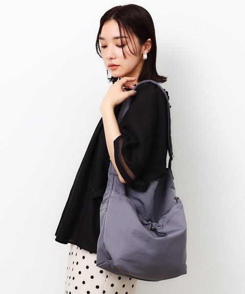 ショルダーバッグ バッグ レディース 「軽量／A4サイズ対応／2WAY」フロントドロストカジュアルショルダーバッグ :84328596 ...