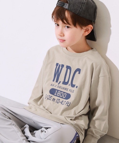 devirock tシャツ 綿100％ デビラボ BIGシルエット プリント袖リブ 長袖Tシャツ キッズ 子供服 男の子 女の子 : ZOZOTOWN Yahoo!店 - 通販 - Yahoo ...