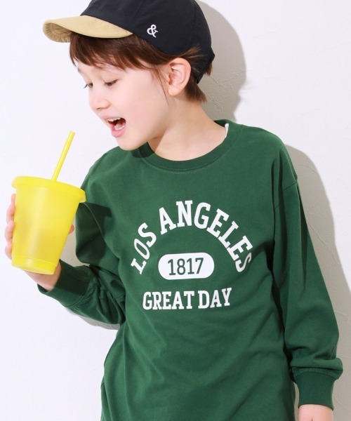 devirock tシャツ 綿100％ デビラボ BIGシルエット プリント袖リブ 長袖Tシャツ キッズ 子供服 男の子 女の子 : ZOZOTOWN Yahoo!店 - 通販 - Yahoo ...