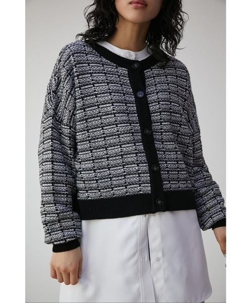 AZUL BY MOUSSY ニット セーター 2WAY TWEED KNIT TOPS/2WAYツイードニットトップス レディース ...